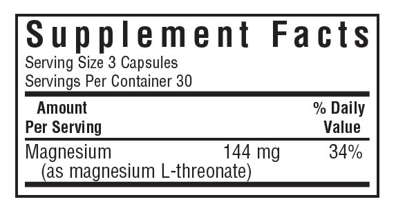 Magnesium L-Threonate, 90 Vegetable Capsules, Bluebonnet Nutrition ...