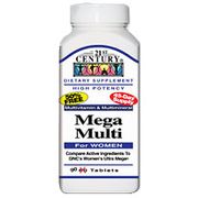 Mega Multi For Women, Multi-Vitamins & Minerals, 90 Tablets, 21st ...