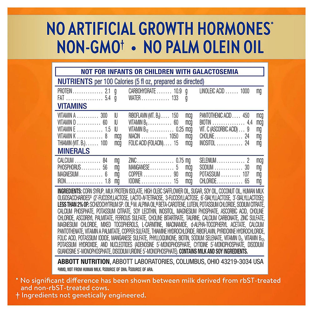 Similac 360 Total Care Infant Sensitive Powder Formula, 40 oz (2.5 lb ...