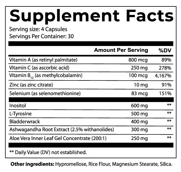 Thyroid Harmony Formula, 120 Vegetarian Capsules, PureHealth Research ...
