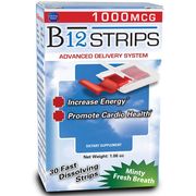 Vitamin B12 Strips 1000 mcg, 30 Strips, Essential Source | VitaSprings.com
