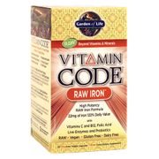 Vitamin Code, Raw Iron, 30 Veggie Caps, Garden of Life | VitaSprings.com