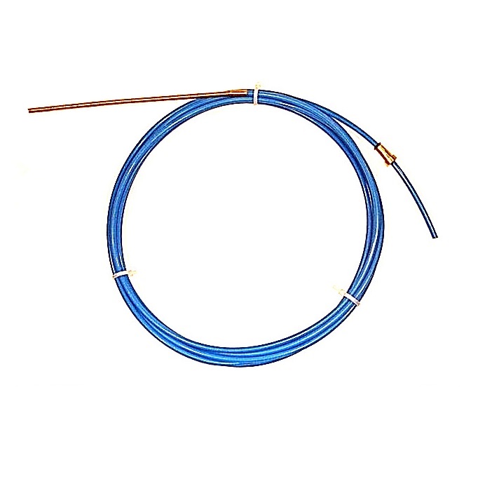 Nu-Tec 126N9002 Teflon Aluminum MIG Liner .030"-.035" w/Copper Neck (15')