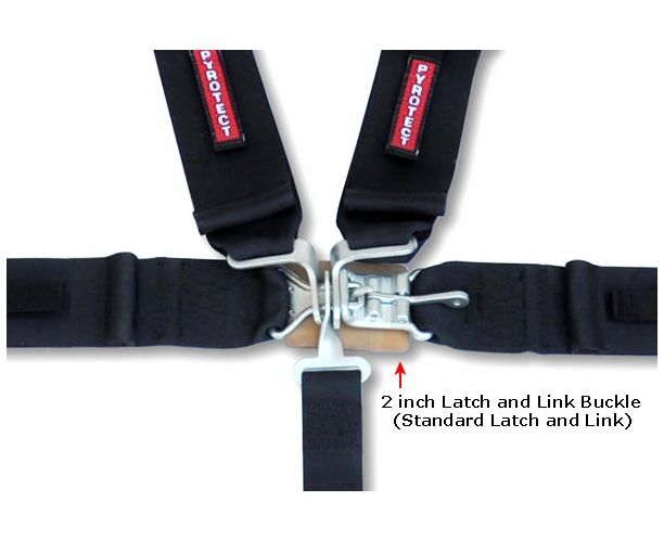 5 Point Race Seat Belt 3" Race Harness/Lap Belt | 2" Latch Link Buckle ...
