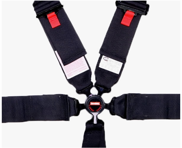 Racequip SFI-16.1 6 Point Camlock Racing HANS/HNR Harness -Pull Up Lap Belt