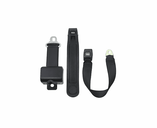 8" Long Housing Retractable Bus Seat Belts