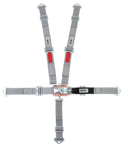 Crow Jr. Dragster Seat Belt 5 Point 2". Latch & Link-Design Your Own