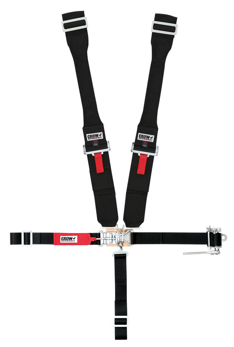 Ratchet-Type Crow Racing Sprint Car Harness Latch and Link