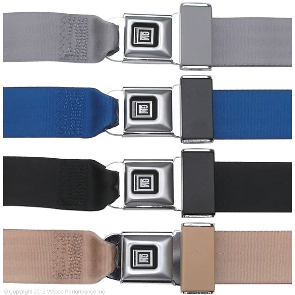 Lap Belts with Vintage OE Metal Buckle