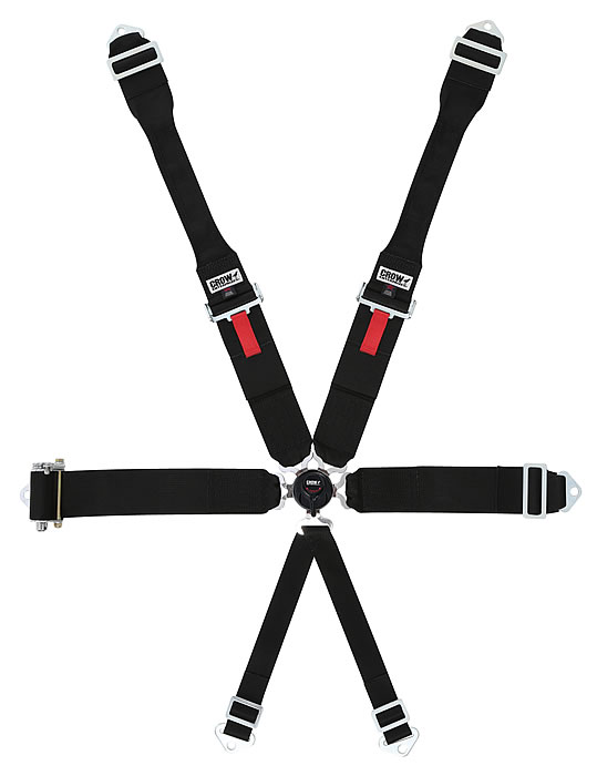 Ratchet-Tighten Crow 3 inch Cam Lock Racing Harness 6-Point