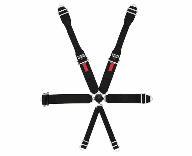 Ratchet-Tighten Crow 3 inch Cam Lock Racing Harness 6-Point