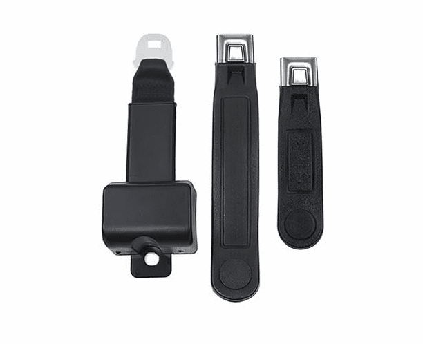 Retro-All Metal Buckle Retractable Lap Belt