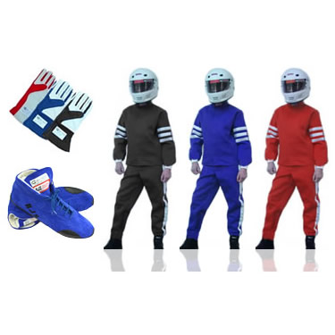 RJS Racing Package - Gloves, Shoes and 2-Piece Suit SFI-1