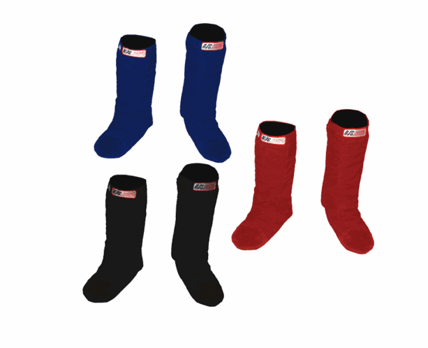 RJS SFI-20 Drag Racing Pull-Over Boots with Rubber Sole