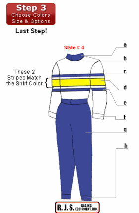 Style #4 Custom Qtr Midget Suit