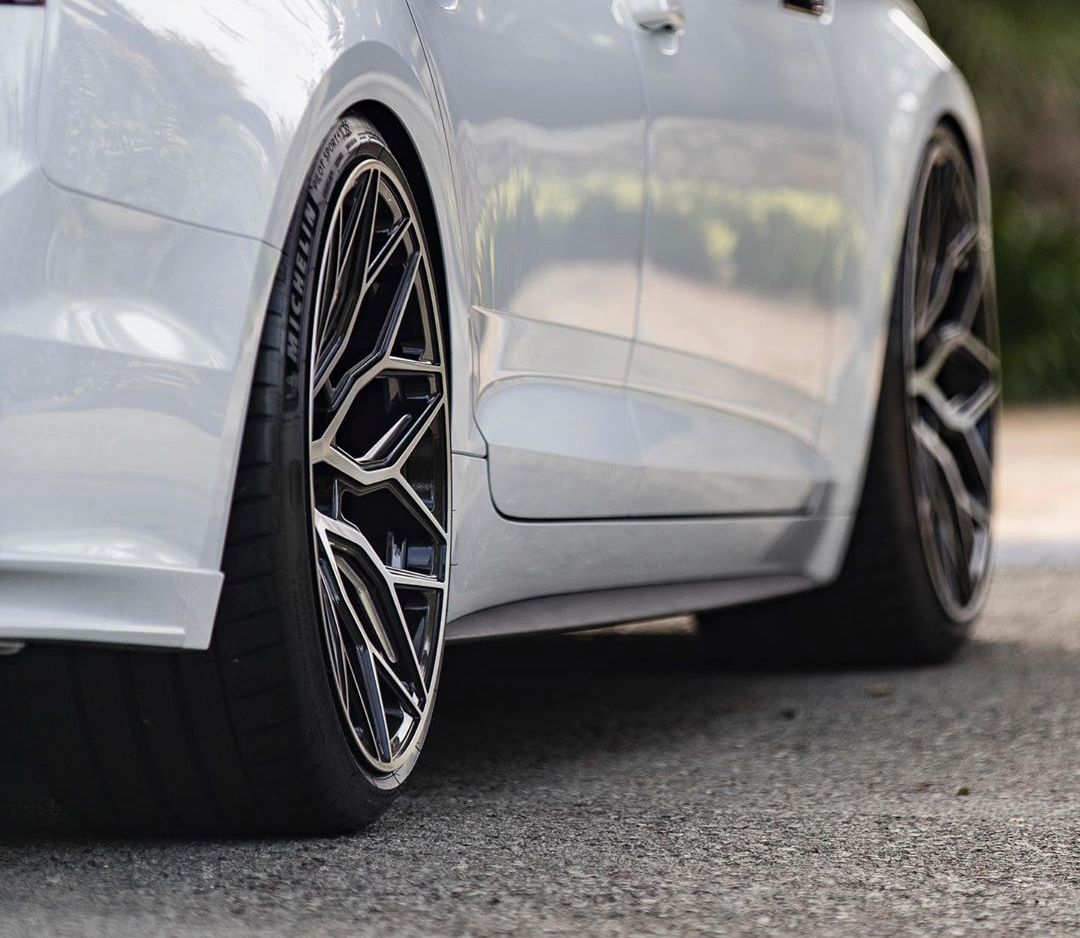 AUDI A5 SPORTBACK VOSSEN HF2 BRUSHED GLOSS BLACK