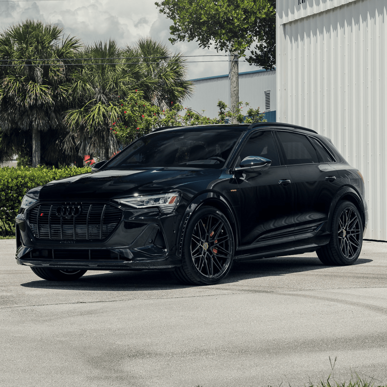 Audi e tron black wheels store