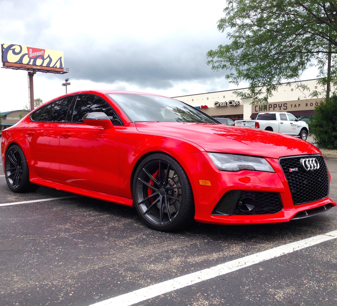 Audi Rs7 Black Rims