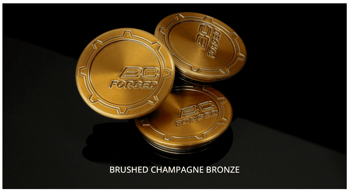 BC FORGED BRUSHED CHAMPAGNE BRONZE TRANSLUCENT FINISH