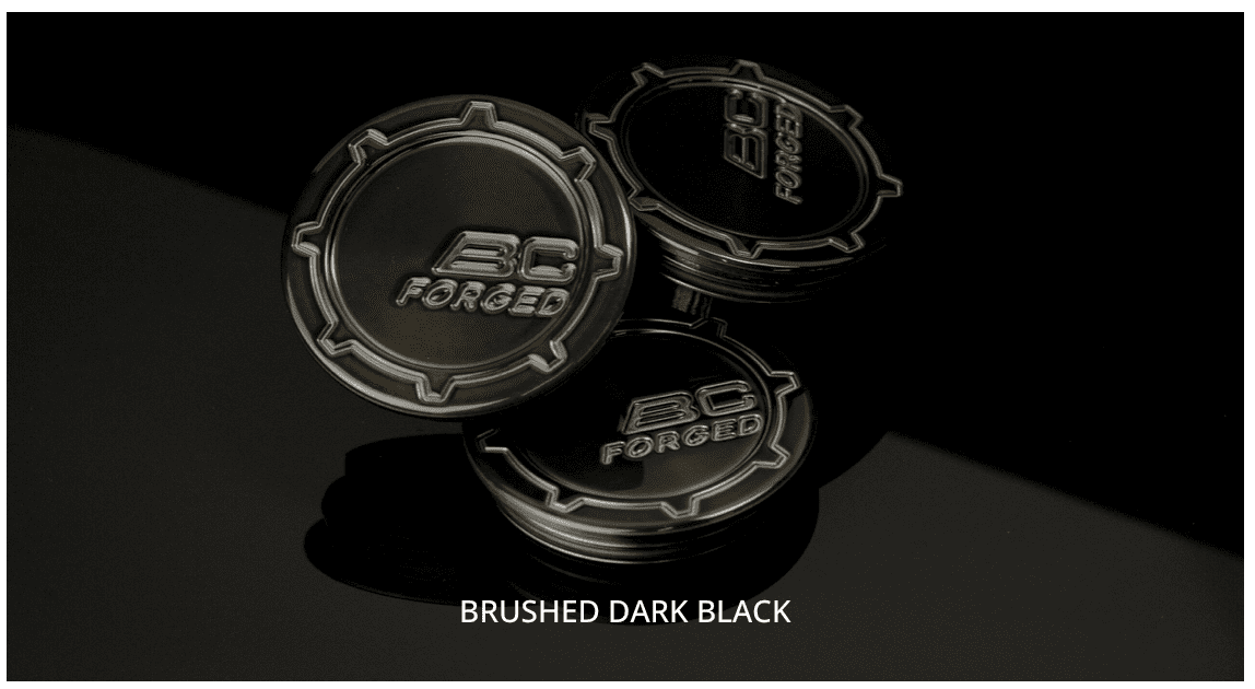 BC FORGED BRUSHED DARK BLACK TRANSLUCENT FINISH