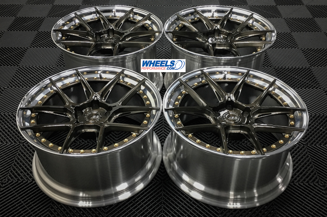 BC FORGED HCA381S MODULAR BRUSHED BLACK POLISHED GOLD