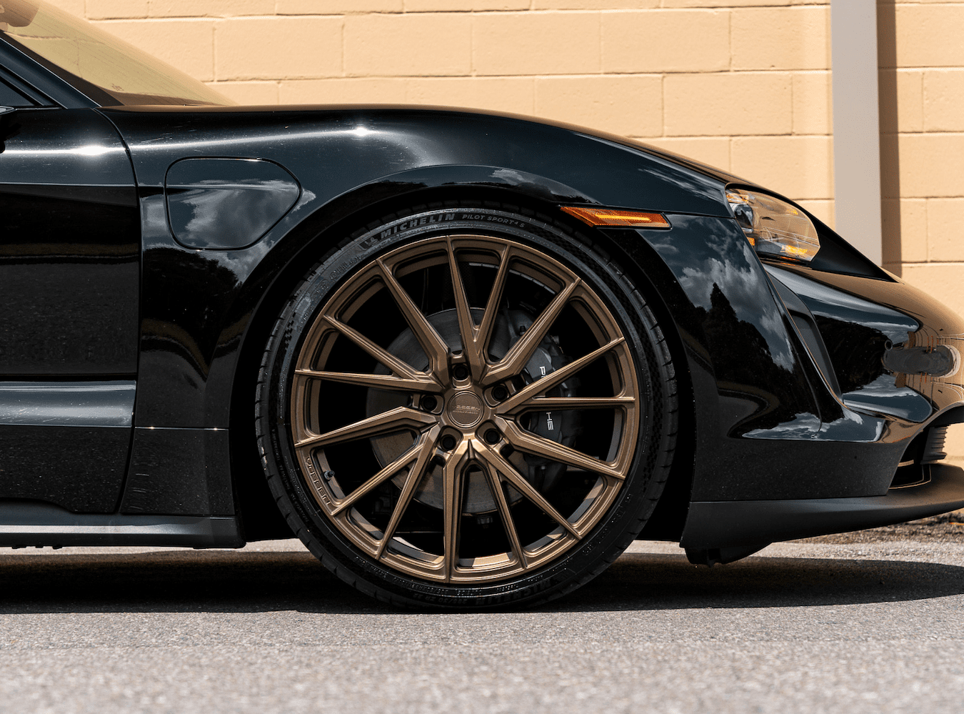 PORSCHE TAYCAN VOSSEN HF-4T SATIN BRONZE