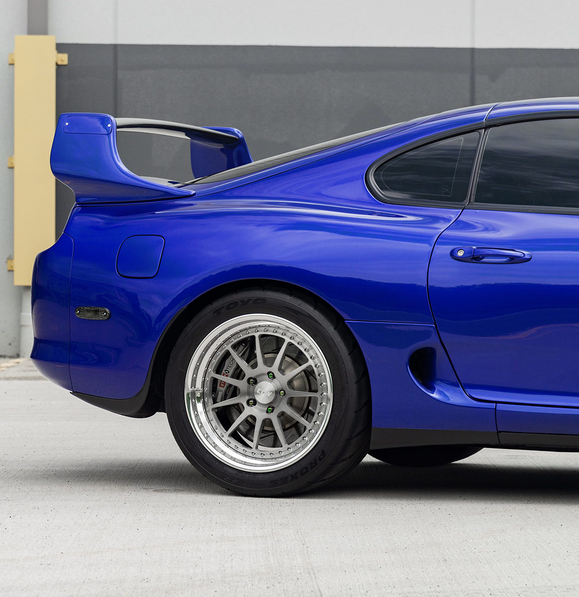 Blue Toyota Supra