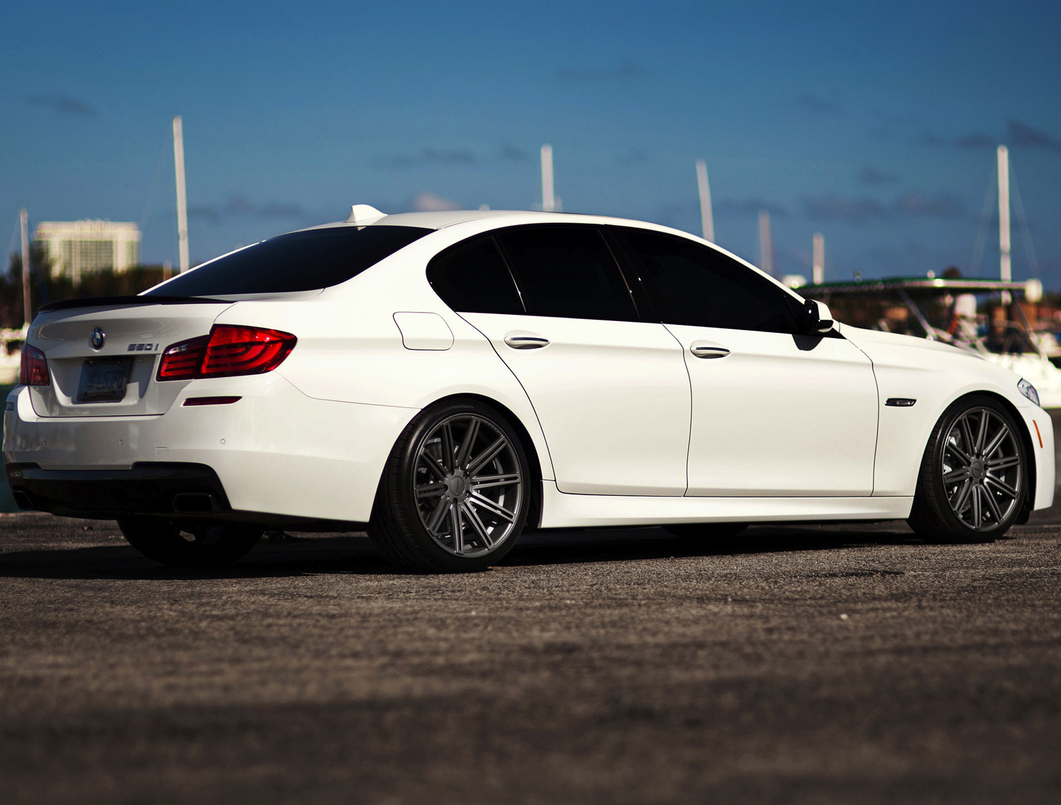 BMW 550i VOSSEN VVS-CV4 MATTE GRAPHITE
