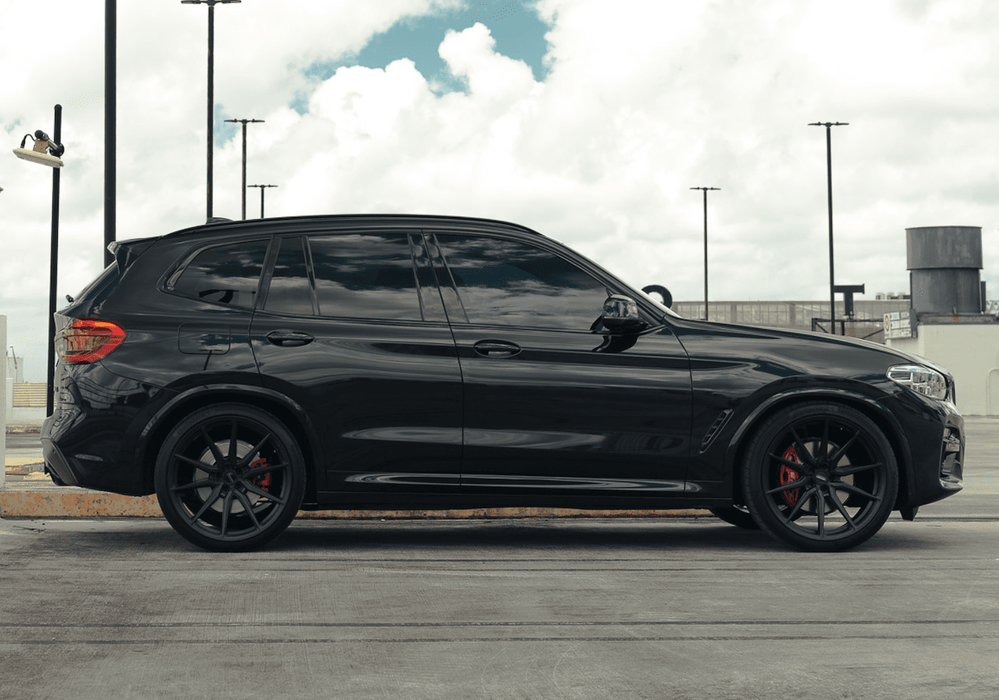 BMW X3M VOSSEN HF-3 DOUBLE SATIN BLACK