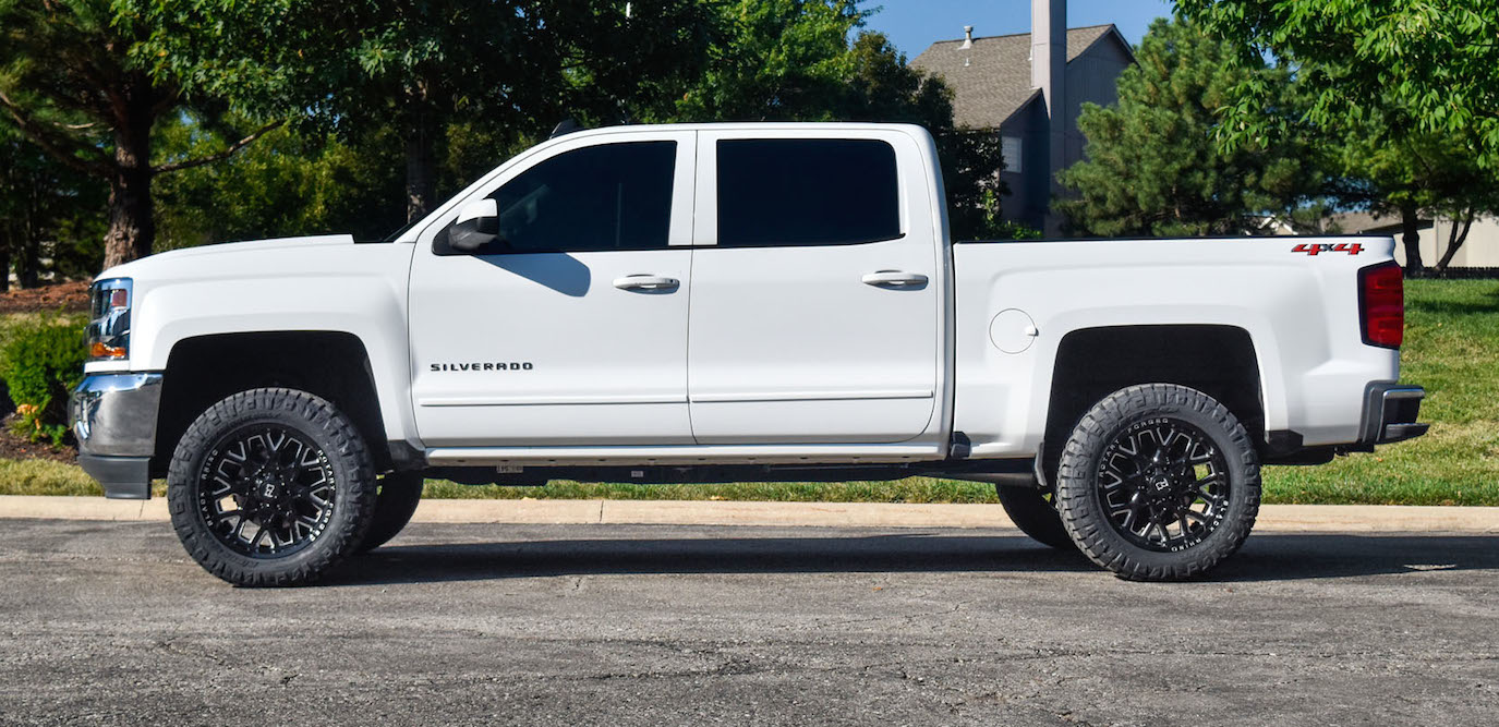 CHEVROLET SILVERADO BLACK RHINO GRIMLOCK GLOSS BLACK