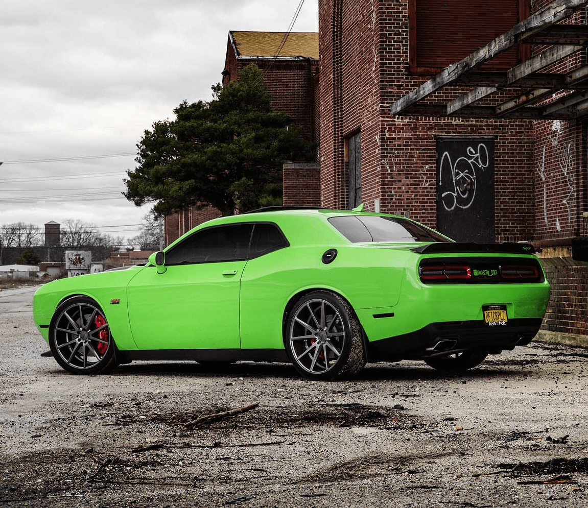 DODGE CHALLENGER SRT-8 VOSSEN VFS1 MATTE GRAPHITE