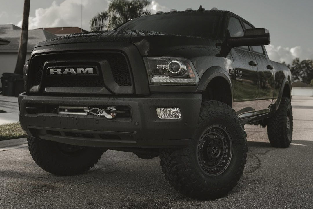 Matte Black Dodge Ram 2500
