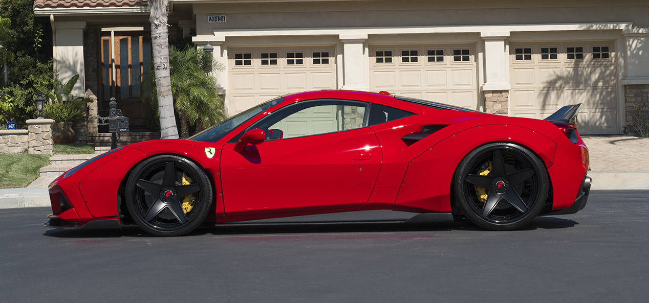FERRARI 488 GTB "LIBERTY WALK" FORGIATO CLASSICO-ECL