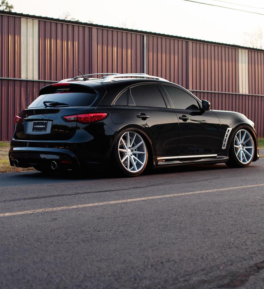 INFINITI FX35 VOSSEN VFS1 BRUSHED SILVER