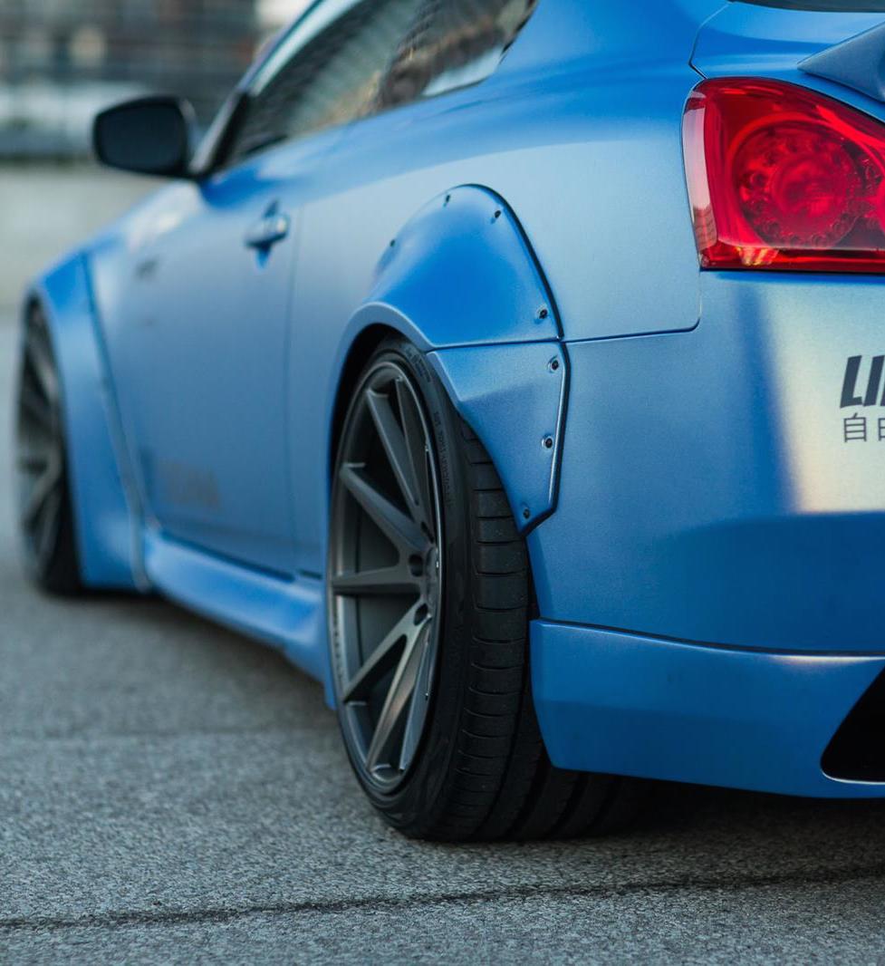 INFINITI G37 "LIBERTY WALK" VFS1 MATTE GRAPHITE