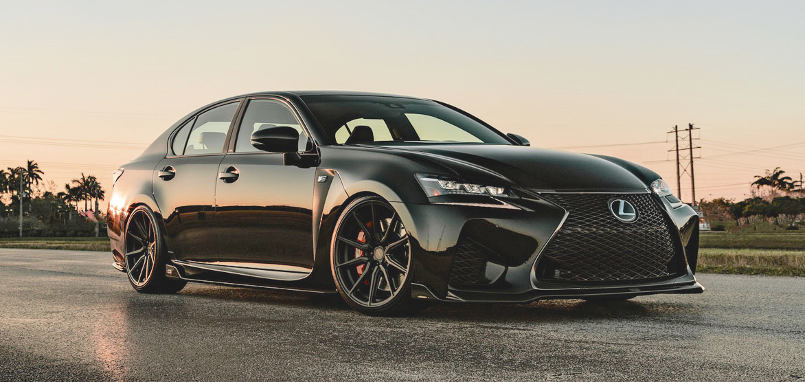 LEXUS GS-F VOSSEN HF-3 SATIN BLACK