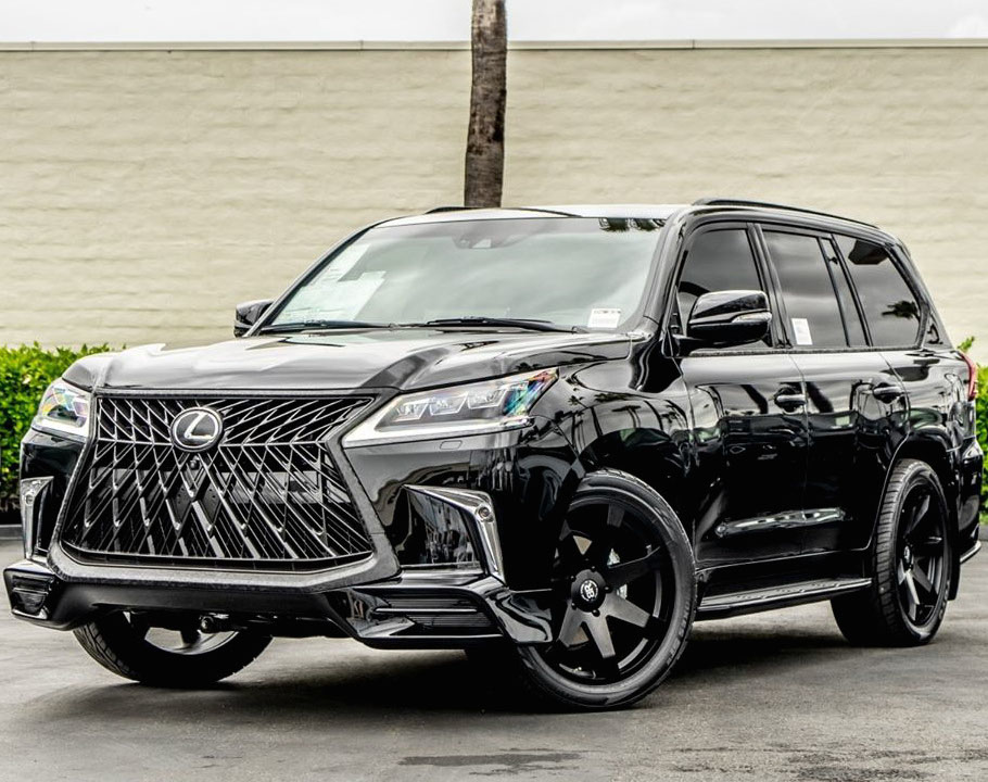 Lexus lx 570 matte black store
