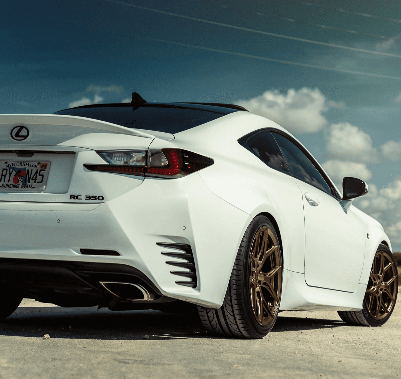 LEXUS RC-350 VOSSEN HF-5 SATIN BRONZE