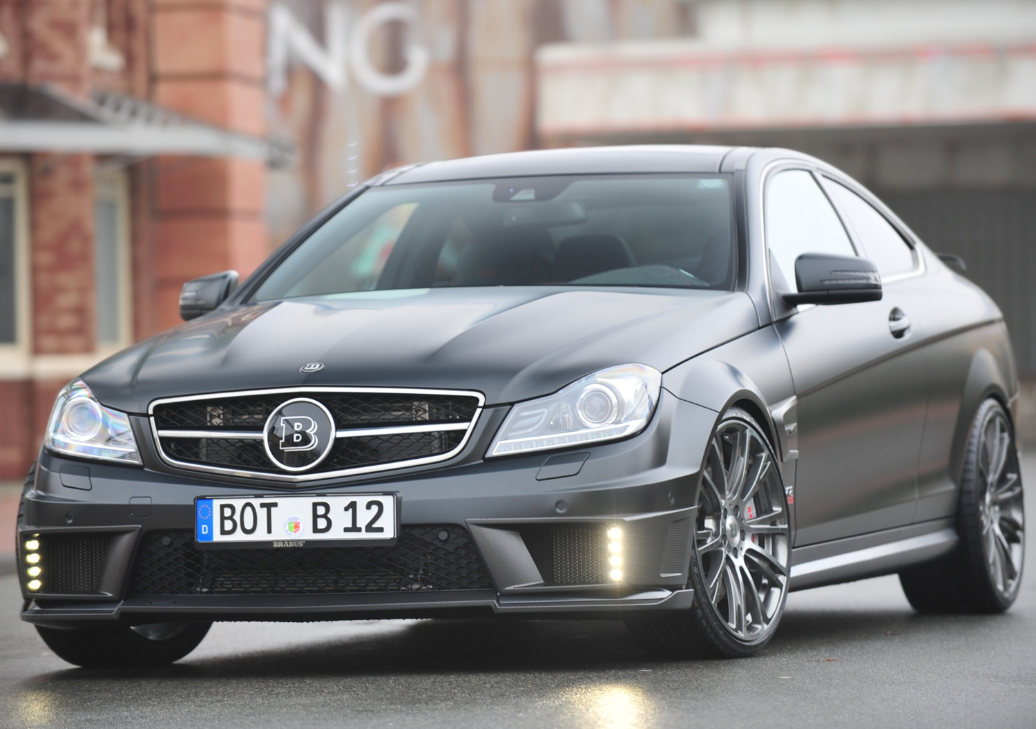MERCEDES C63 AMG COUPE BRABUS MONOBLOCK R