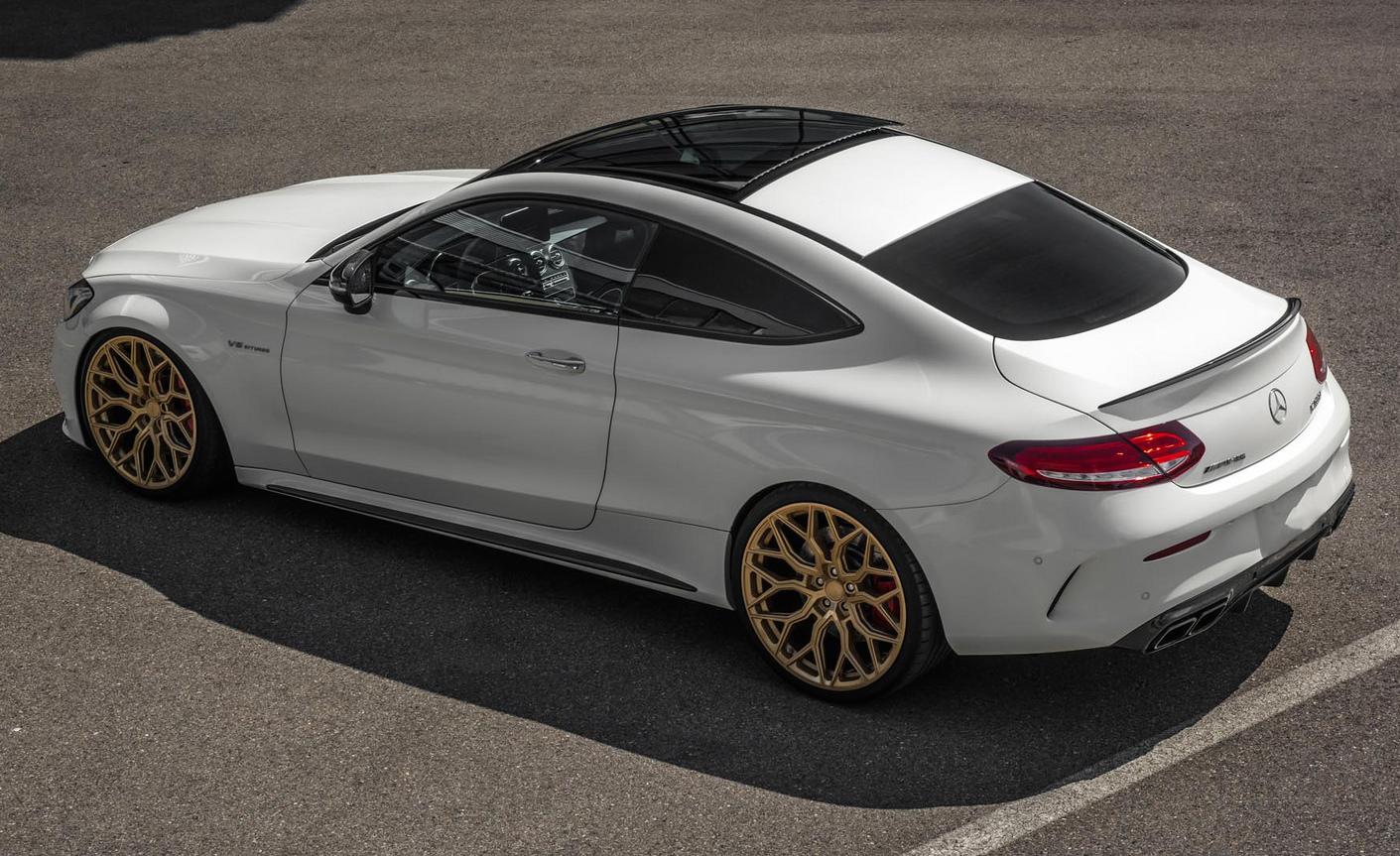MERCEDES C63 AMG COUPE VOSSEN HF2 CUSTOM COLOR