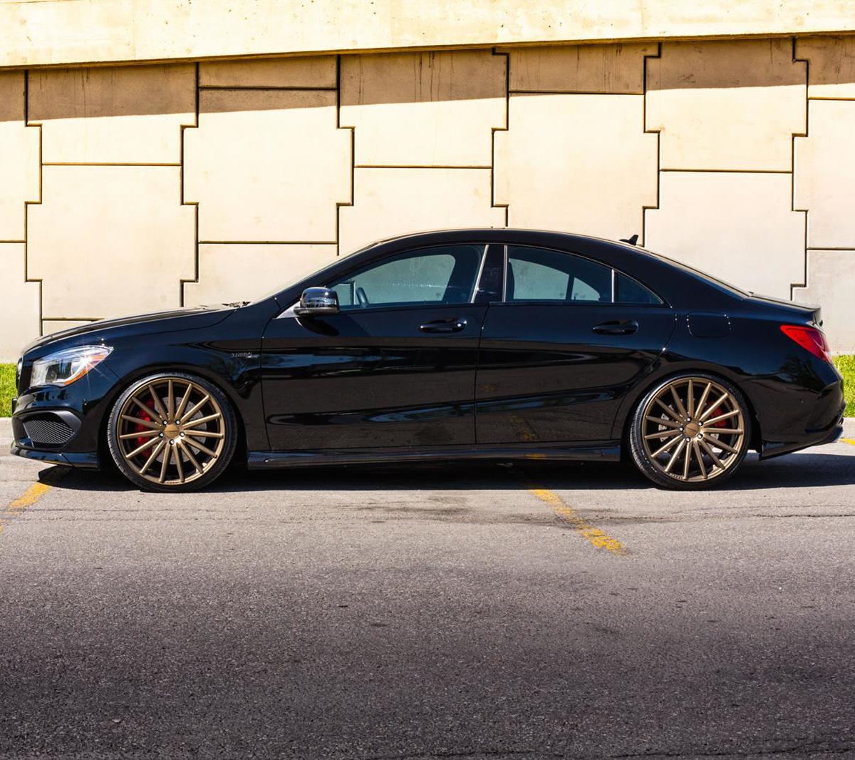 MERCEDES CLA45 AMG VOSSEN VFS2 SATIN BRONZE