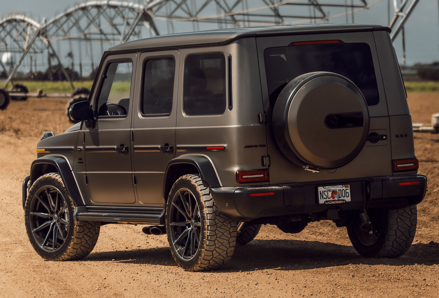 MERCEDES G63 AMG VOSSEN HF-3 TINTED GLOSS BLACK