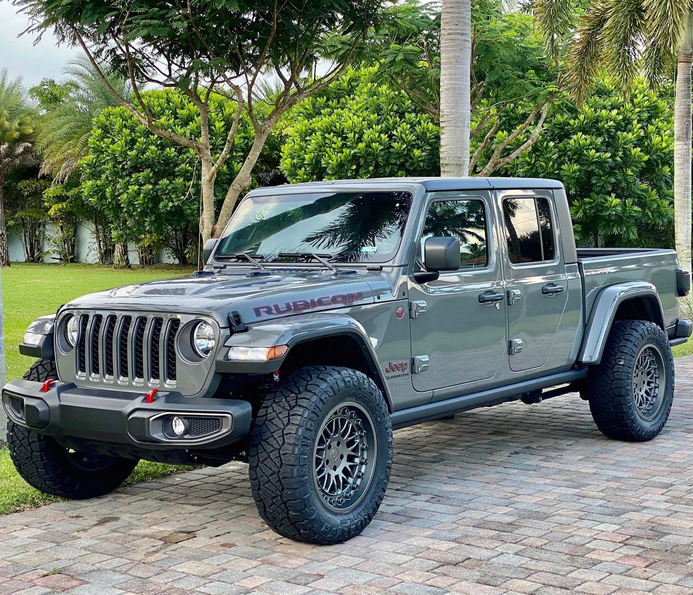 JEEP GLADIATOR BLACK RHINO FURY MATTE GUNMETAL JEEP GLADIATOR BLACK RHINO FURY MATTE GUNMETAL