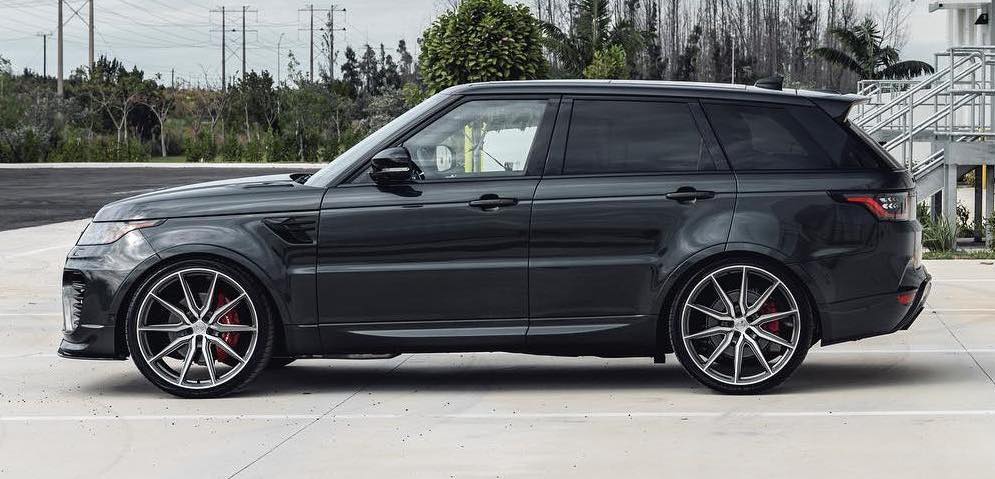 RANGE ROVER SPORT VOSSEN HF-3 GLOSS GRAPHITE POLISHED
