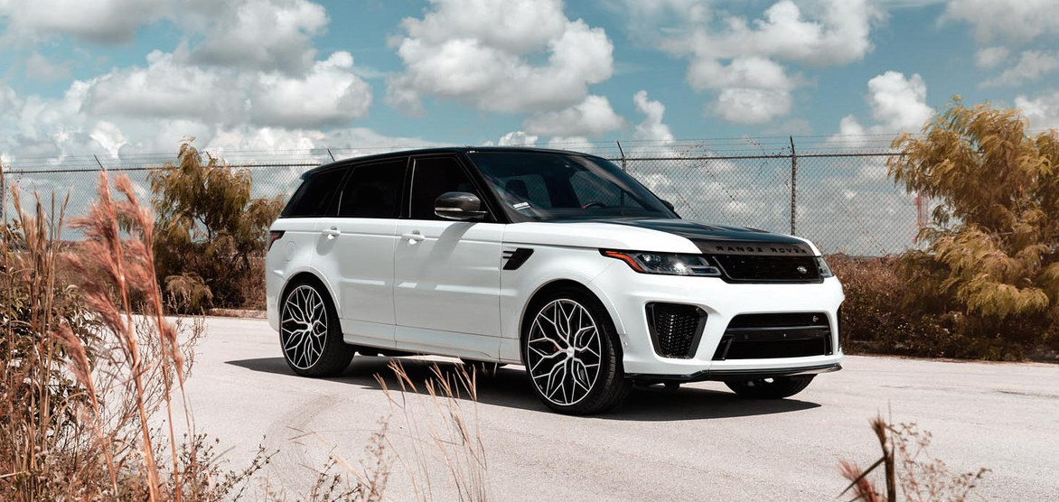 RANGE ROVER SVR VOSSEN HF2 BRUSHED GLOSS BLACK