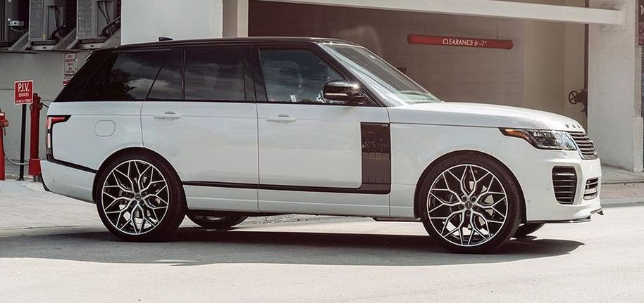 RANGE ROVER VOSSEN HF2 BRUSHED GLOSS BLACK