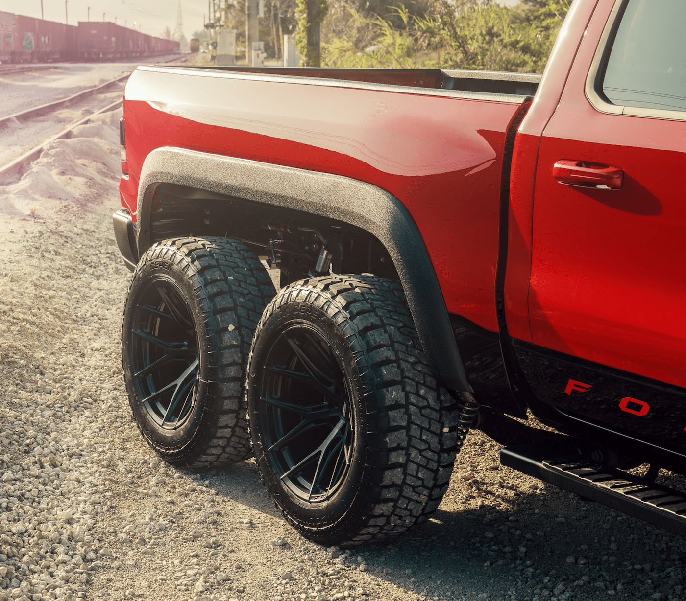 DODGE RAM TRX FORCE 6x6 VOSSEN HF6-4 SATIN BLACK