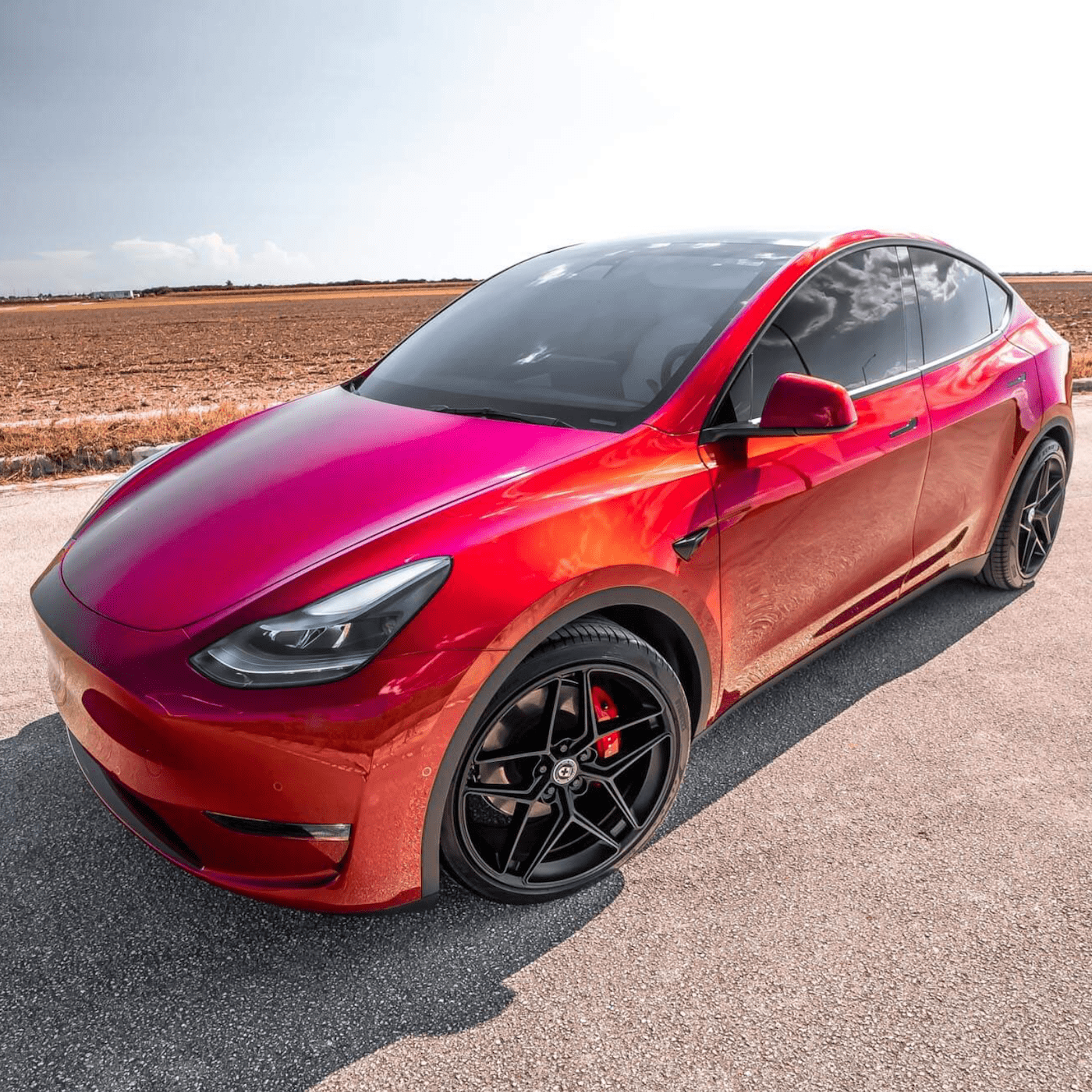 TESLA MODEL Y HRE FLOW FORM FF11 TARMAC