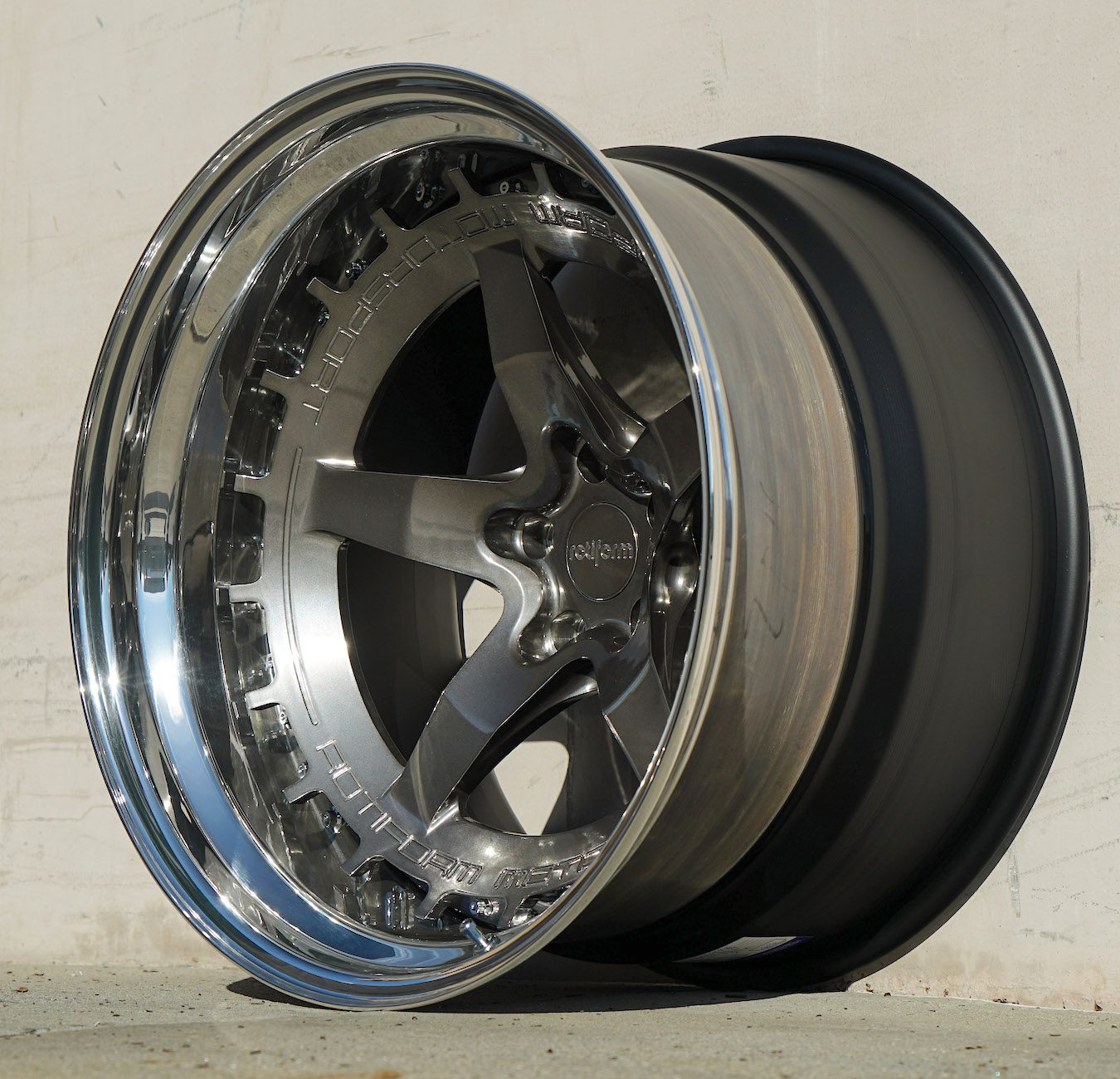 ROTIFORM WGR-M POLISHED GLOSS BLACK