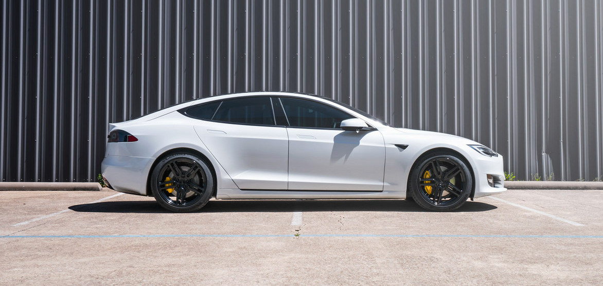 TESLA MODEL S VOSSEN HF-1 GLOSS BLACK